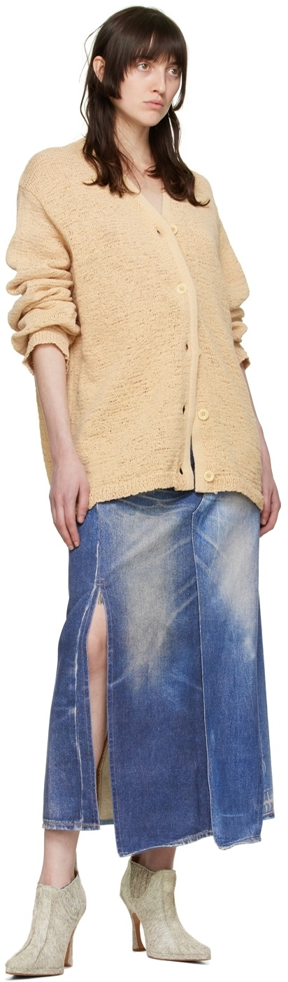 Our Legacy Beige Nylon Cardigan Our Legacy
