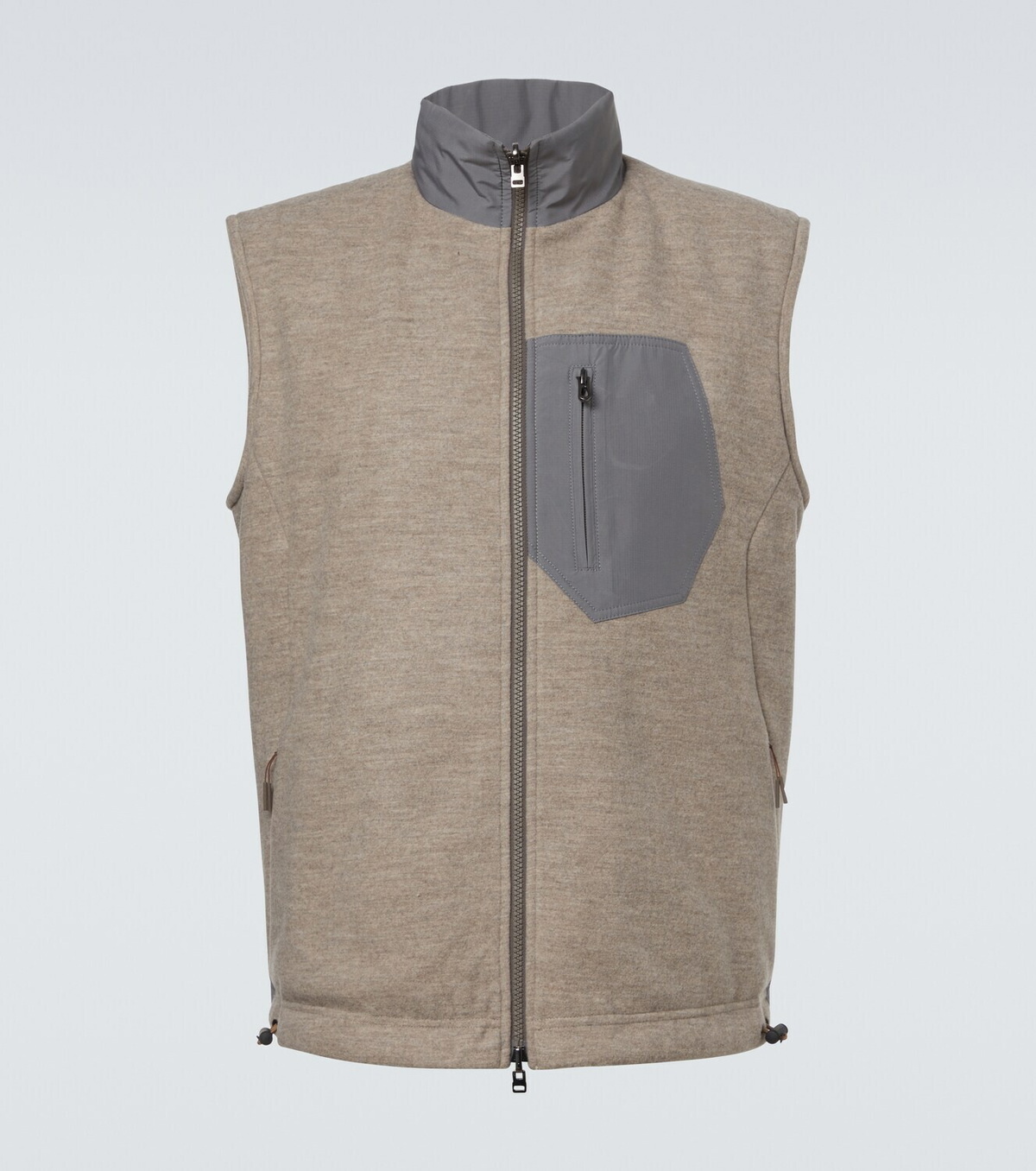 Sease Explorer reversible wool-blend vest Sease