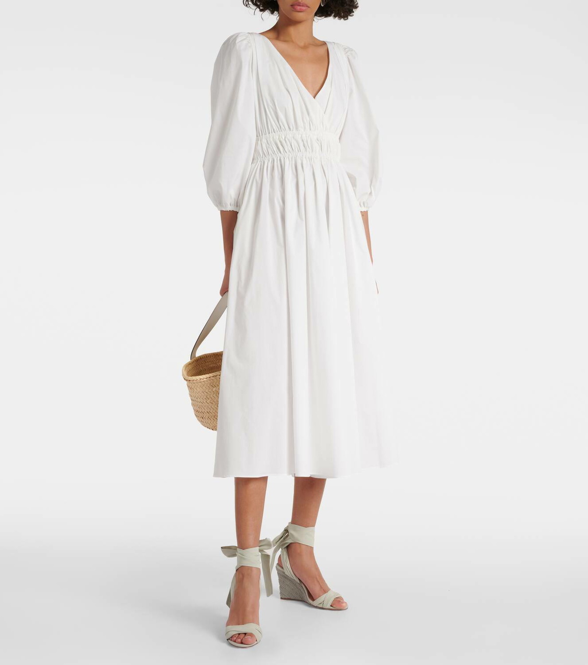 Christian Louboutin Melides Du Desert 85 espadrille wedges Christian ...