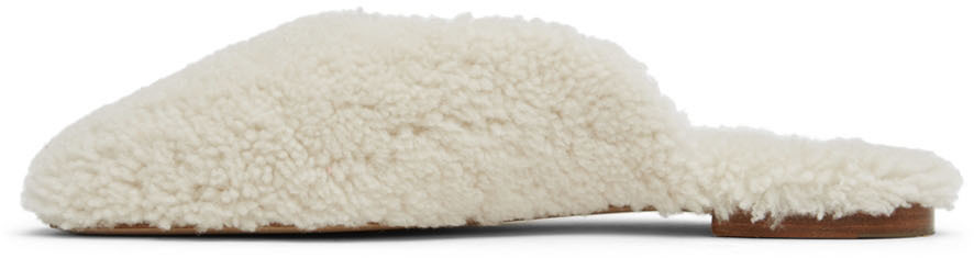 Sleeper Off-White Shearling Slippers Sleeper