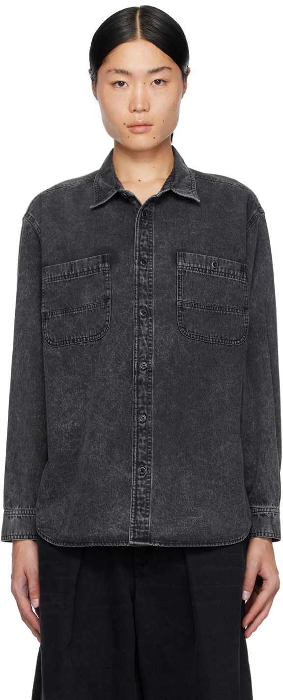 Isabel Marant Black Vhelynton Denim Shirt Isabel Marant