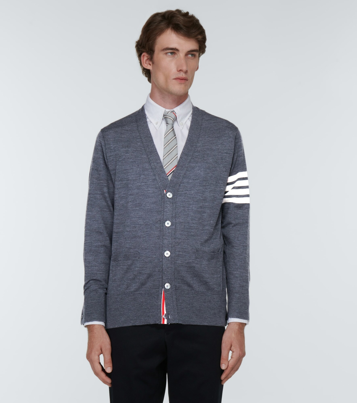 Thom Browne - 4-Bar wool cardigan Thom Browne