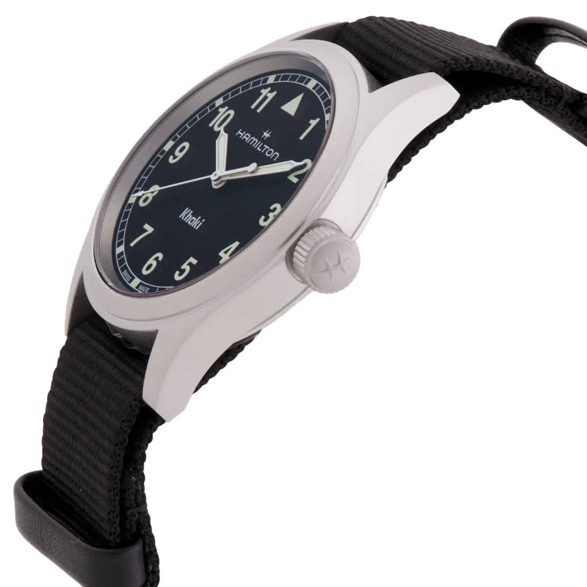 Hamilton Khaki Field Quartz Black Dial Watch H69401430 Hamilton