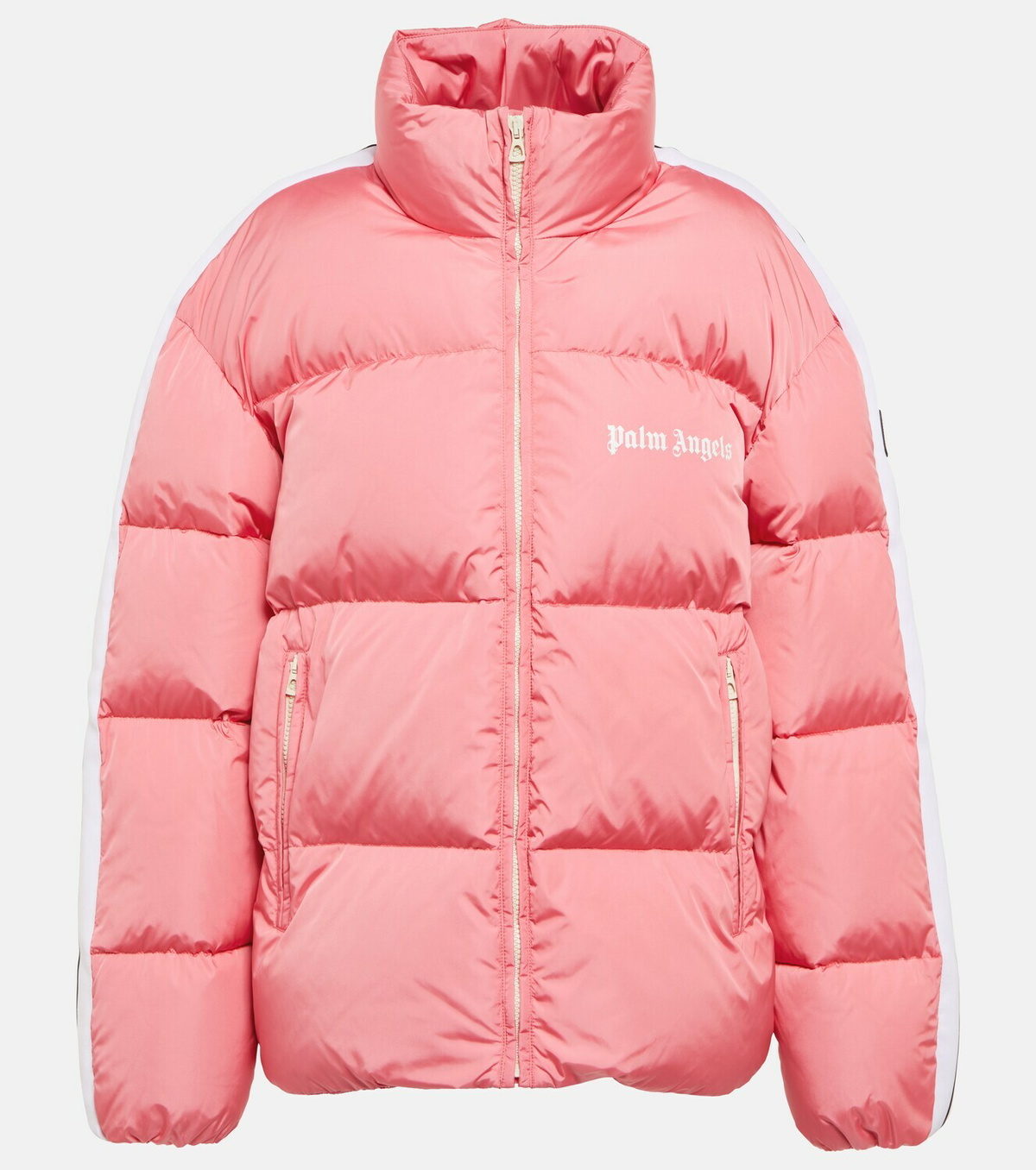 Palm Angels - Logo quilted puffer jacket Palm Angels