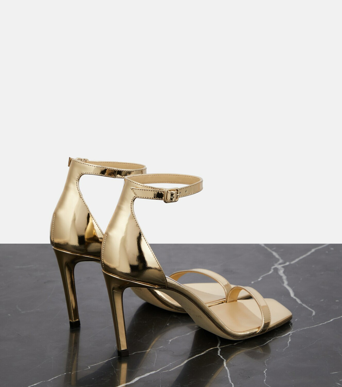 Jimmy Choo Alva 85 metallic leather sandals Jimmy Choo