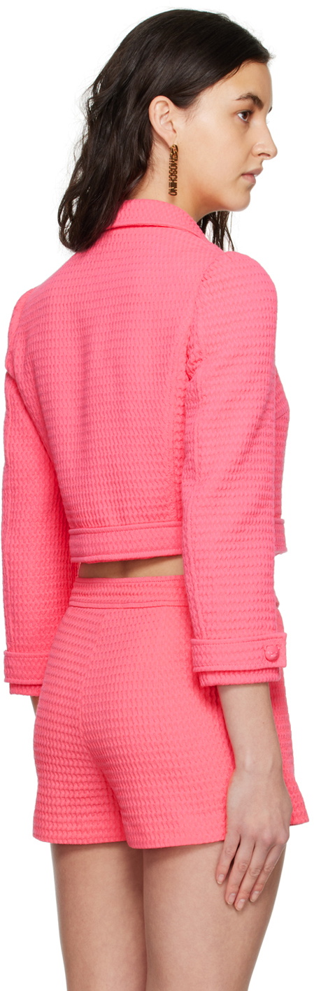 Moschino Pink Teddy Jacket Moschino