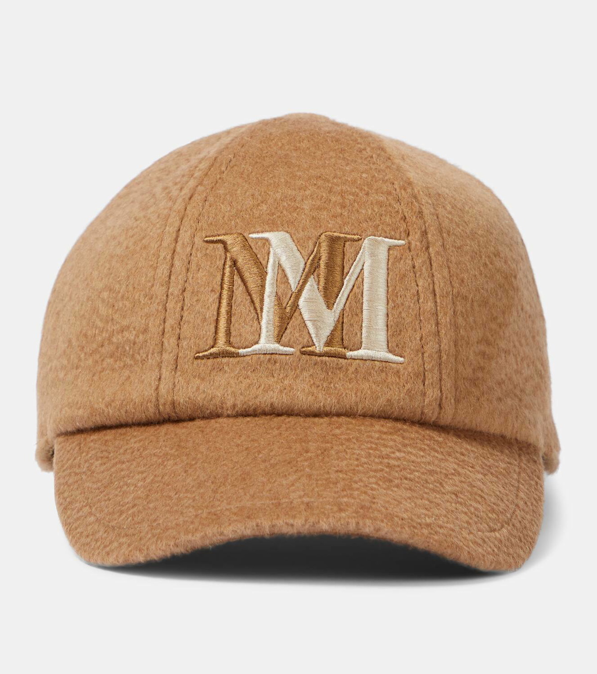 Max Mara Balocco camel hair baseball cap Max Mara