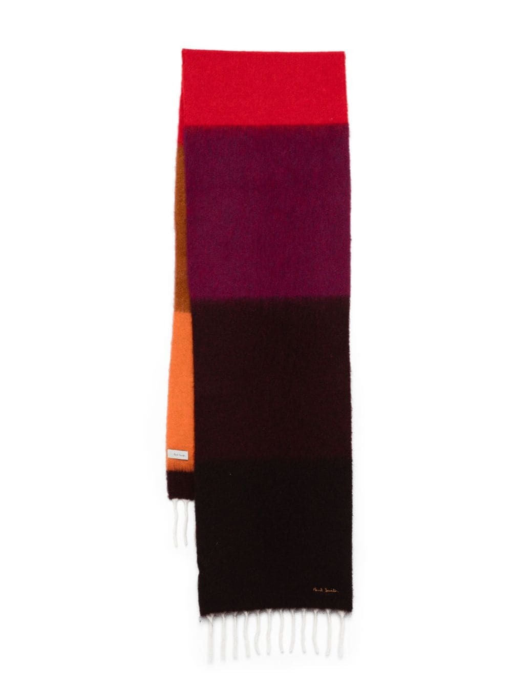PAUL SMITH - Wool Colorblock Scarf Paul Smith