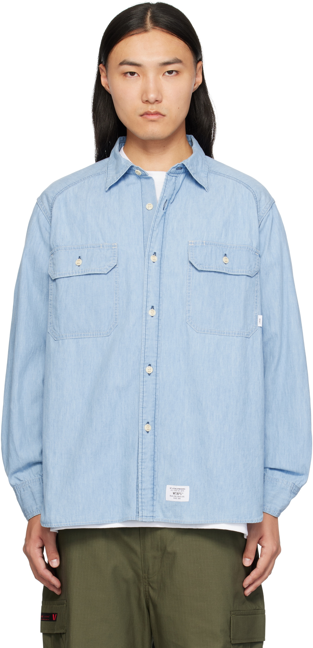 WTAPS Blue 11 Shirt WTAPS
