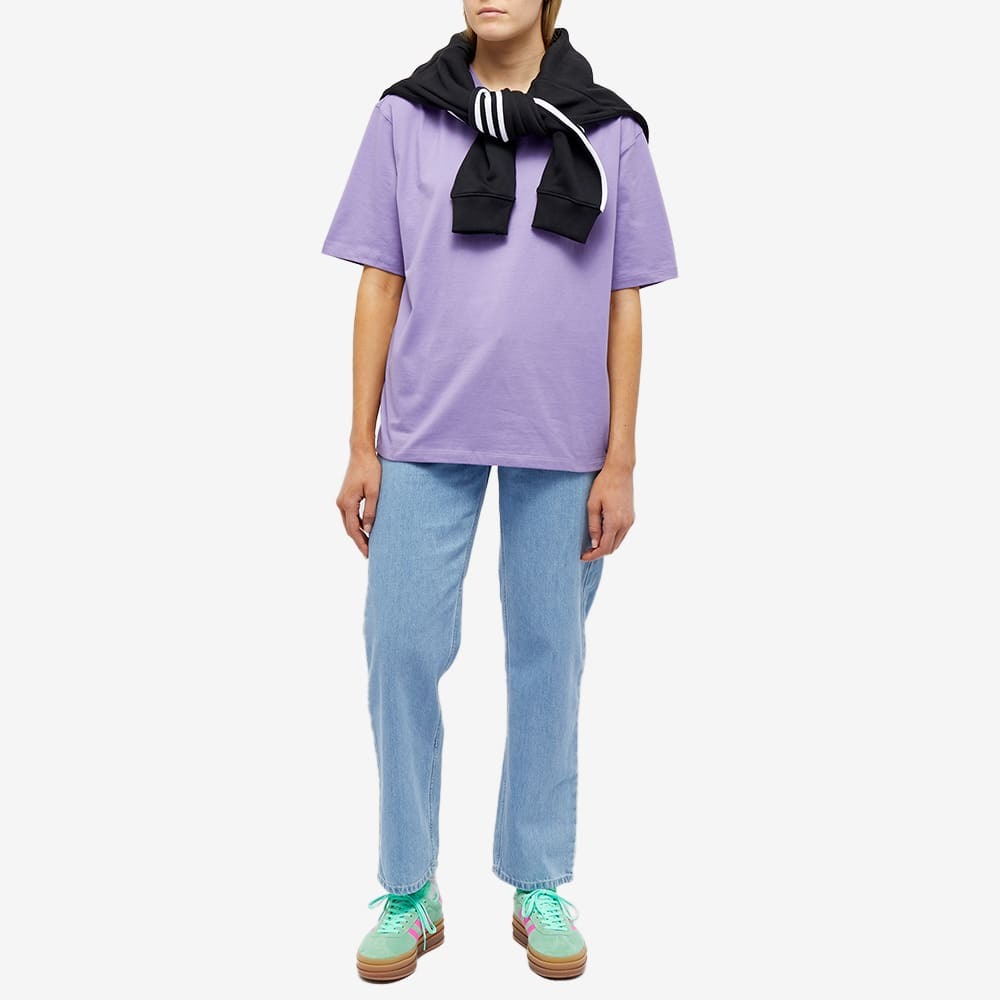 Adidas Women's Oversize Trefoil Essential T-Shirt in Magic Lilac adidas