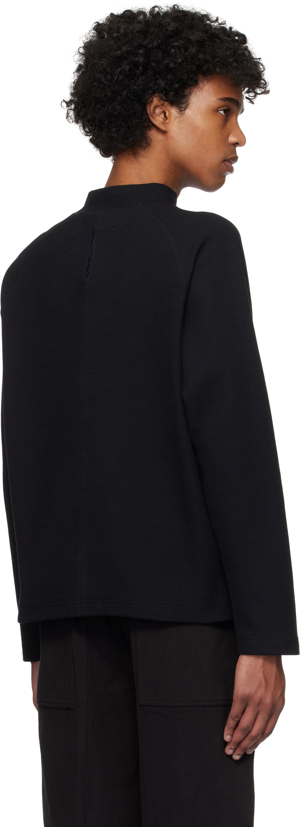 C2H4 Black Architect Long-sleeves Sweater C2H4