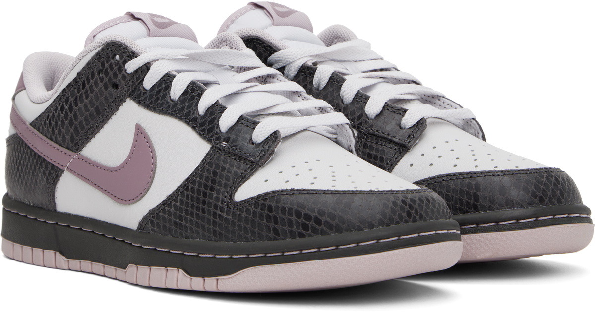 Nike Gray & Purple Dunk Low SE Sneakers Nike