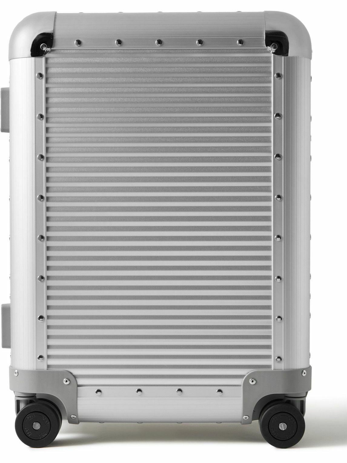 FPM Milano - Bank Spinner 55cm Rubber-Trimmed Aluminium Suitcase FPM Milano