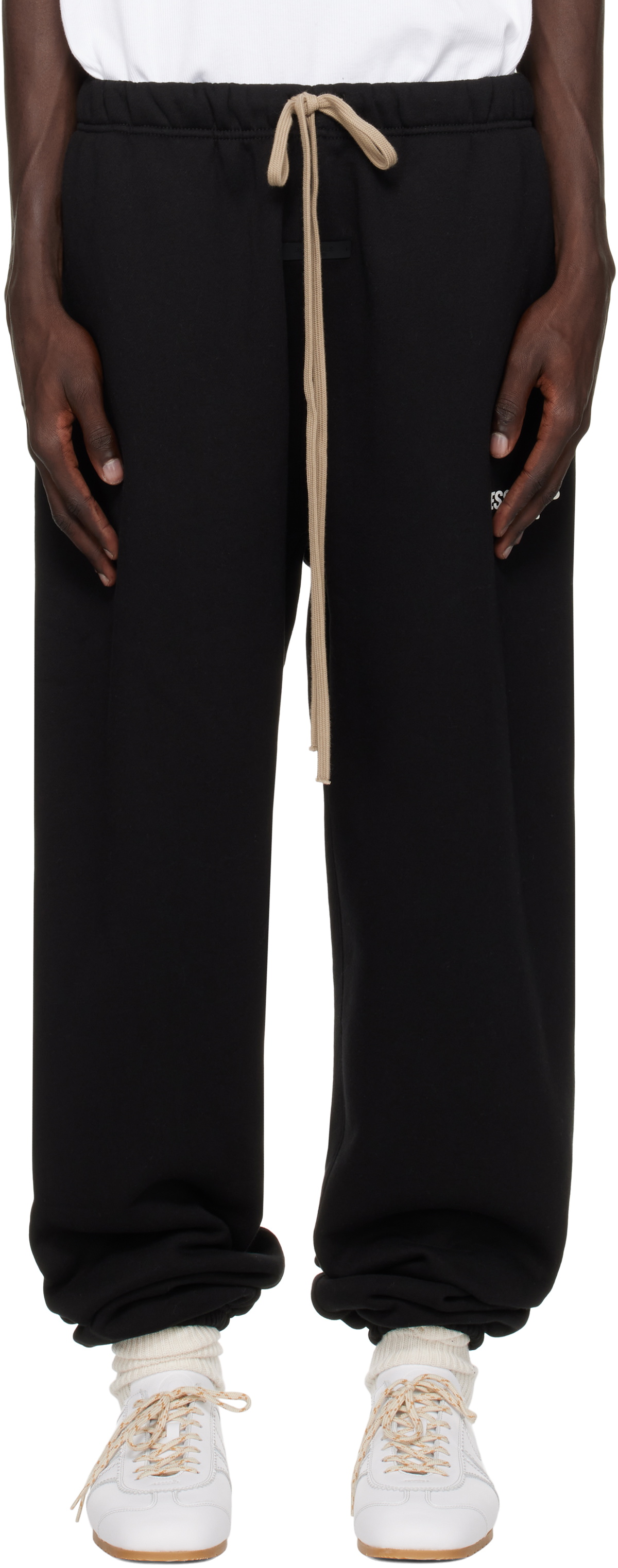 Fear of God ESSENTIALS Black Fleece Essential Sweatpants Fear Of God ...
