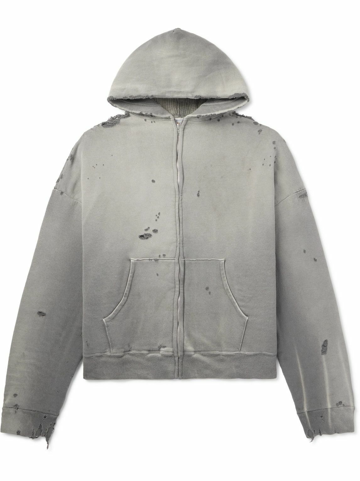 SAINT Mxxxxxx - Born X Raised Distressed Crystal-Embellished SAINT Mxxxxxx - Born X Raised Distressed Crystal-Embellished