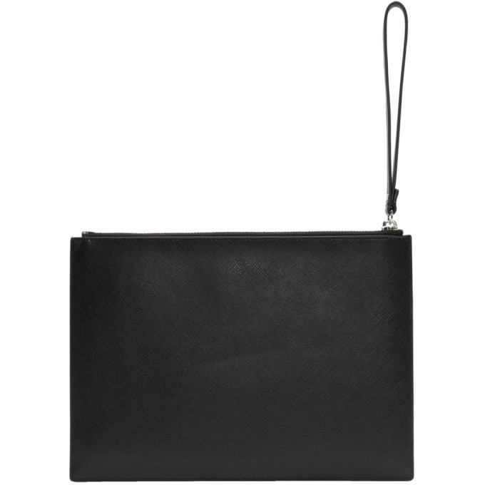 Versus Black Large Safety Pin Pouch Versus
