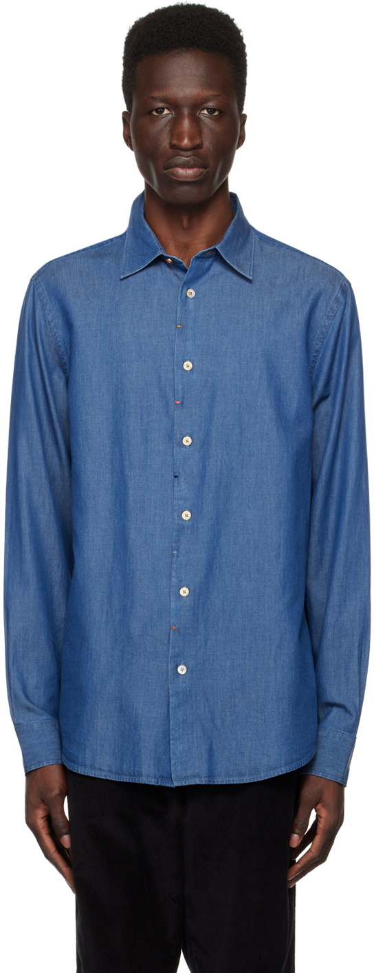 Paul Smith Blue Tailored Shirt Paul Smith