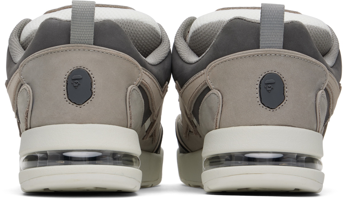 BAPE Gray & White FLIP STA Sneakers A Bathing Ape