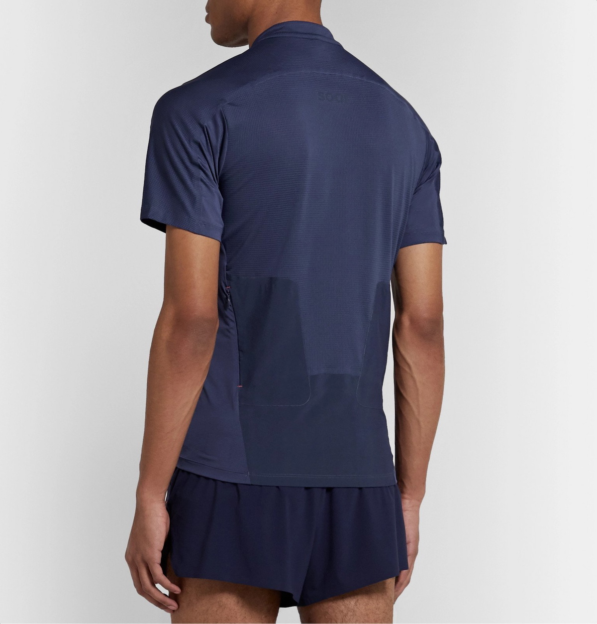 Soar Running - Sierra Mesh Half-Zip Top - Blue Soar Running