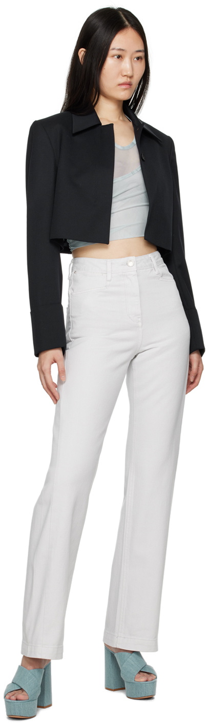 LOW CLASSIC Gray Cutout Tank Top Low Classic