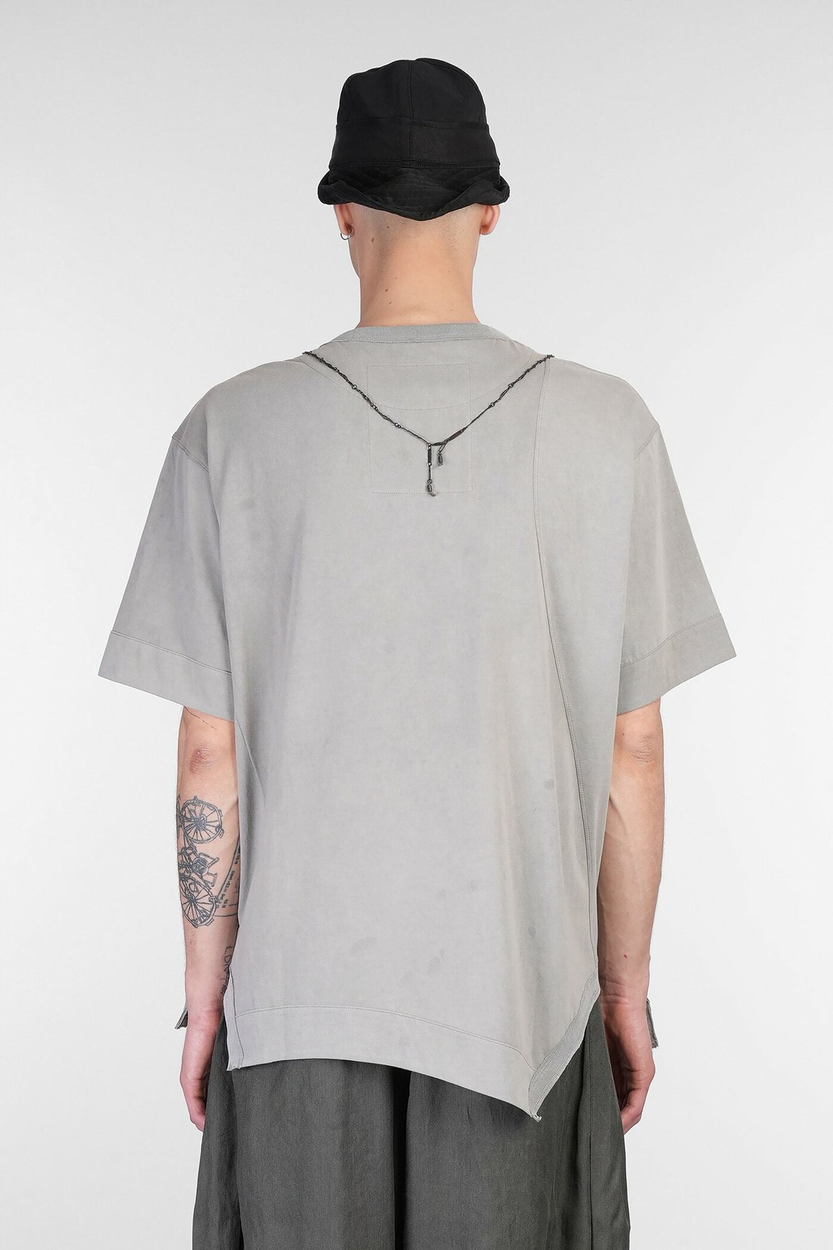 Ziggy Chen T-shirt In Grey Cotton Ziggy Chen