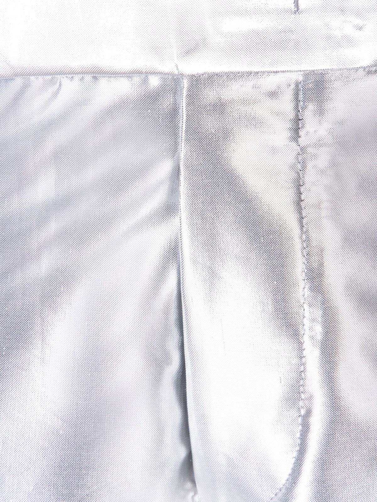 Sapio N7 Silver Lurex Canvas Trousers SAPIO