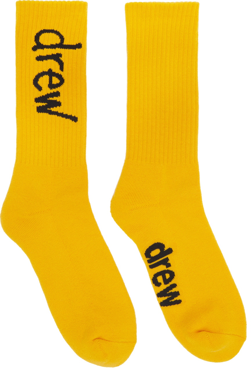 drew house SSENSE Exclusive Three-Pack Multicolor Scribble Socks drew house