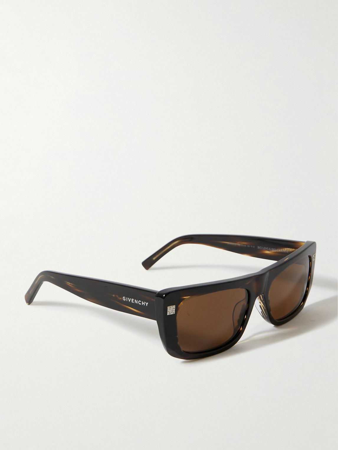 Givenchy - GV Day Square-Frame Marbled Acetate Sunglasses Givenchy