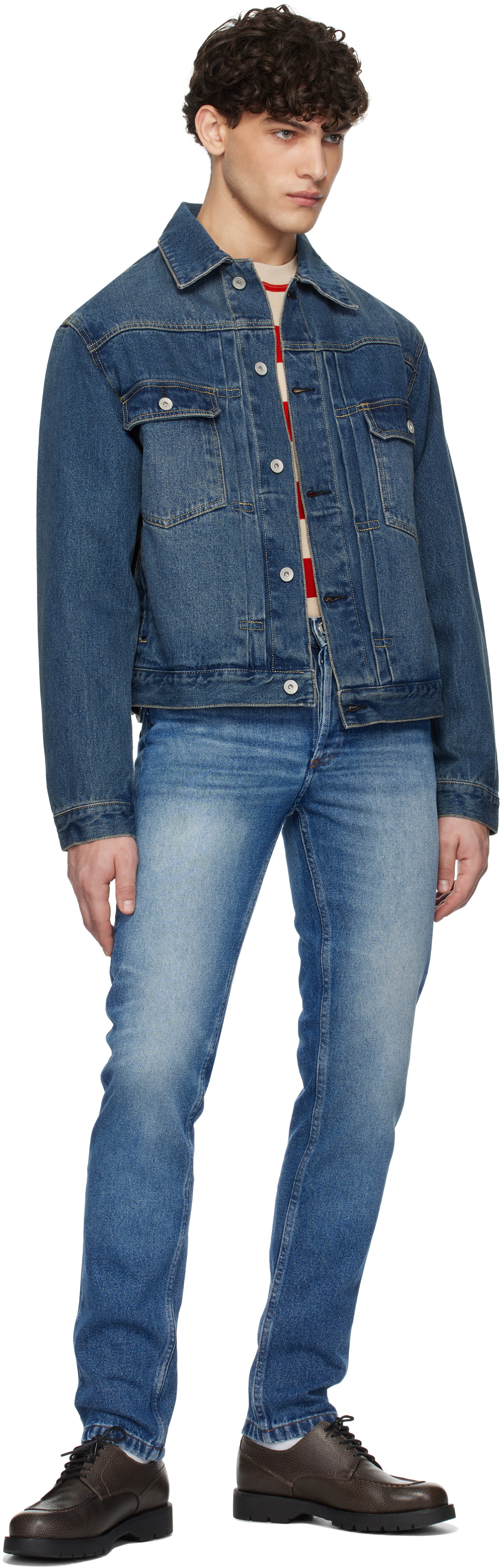 Uniform Bridge Blue 2nd Type Denim Jacket Uniform Bridge