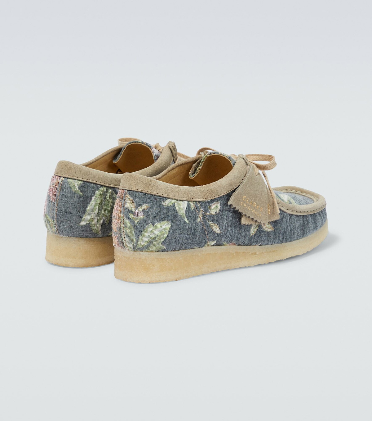Clarks Originals - Wallabee floral jacquard moccasins Clarks Originals