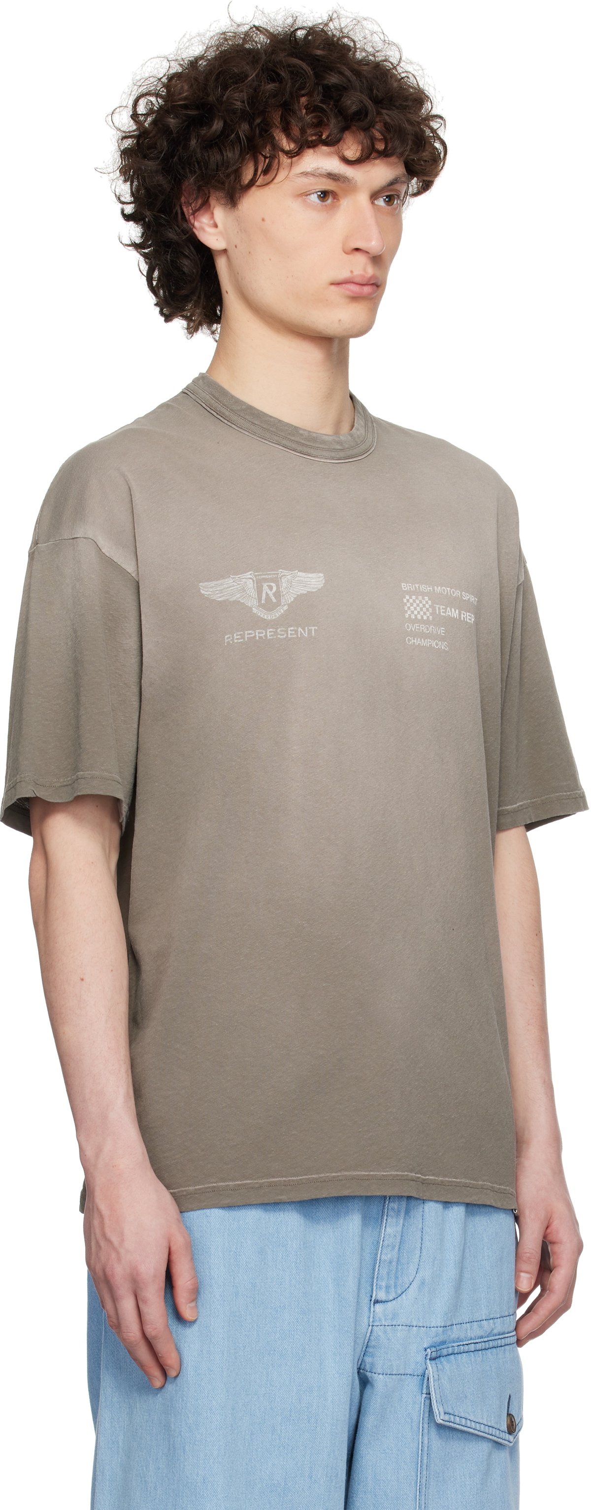 Represent Gray 'Team Rep' T-shirt Represent