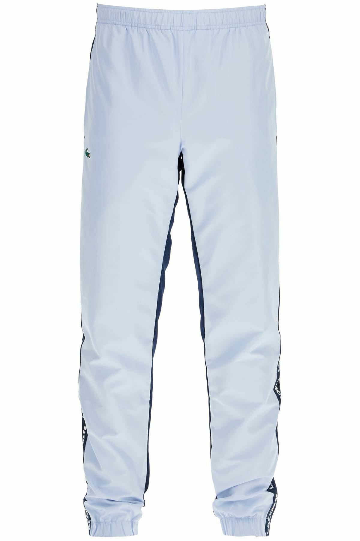 LACOSTE with logo and color block design Blue Lacoste