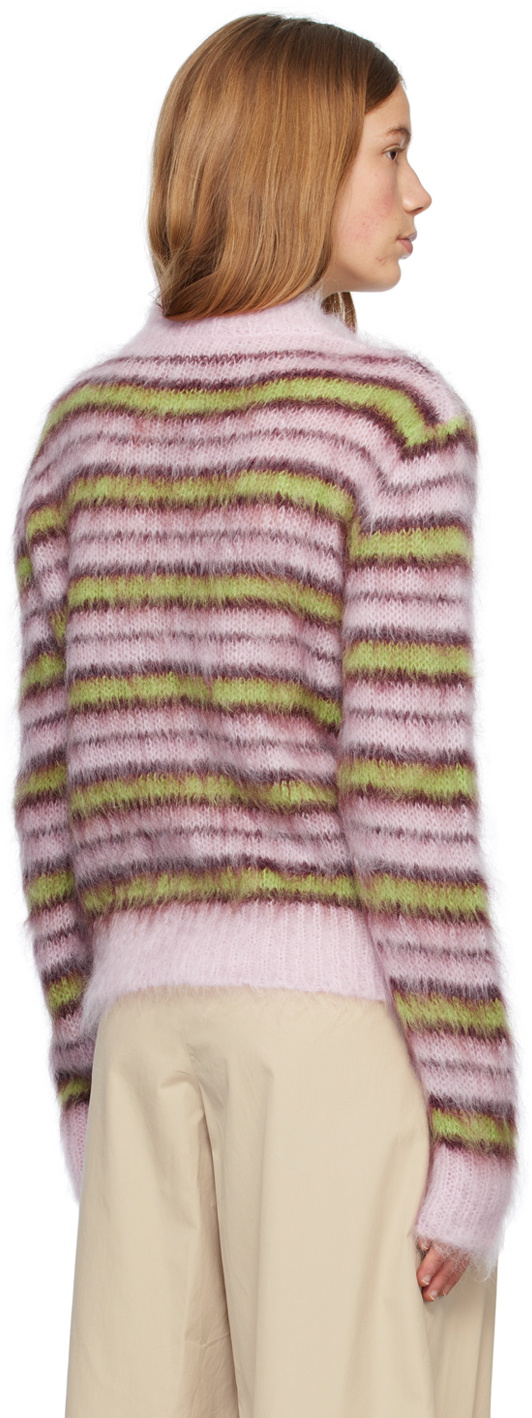 Marni Pink Striped Sweater Marni