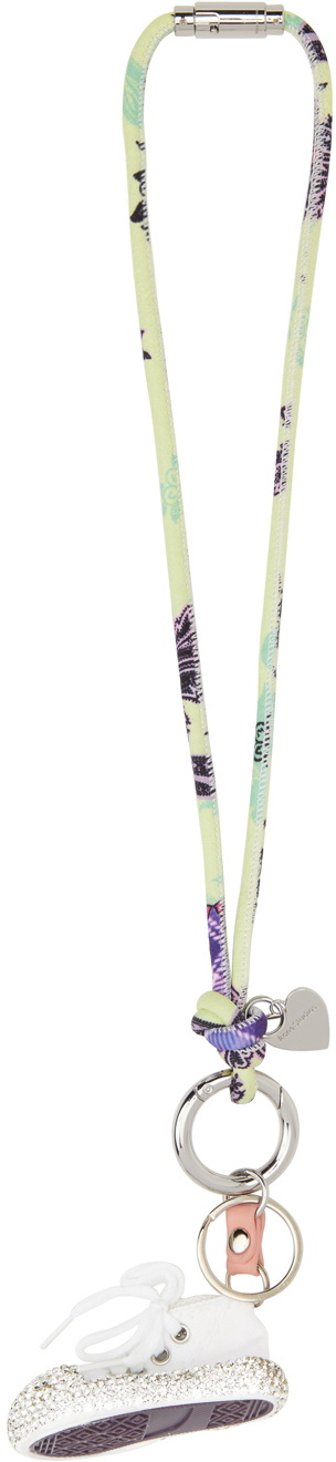 Acne Studios White Sneakers Charm Keychain Acne Studios