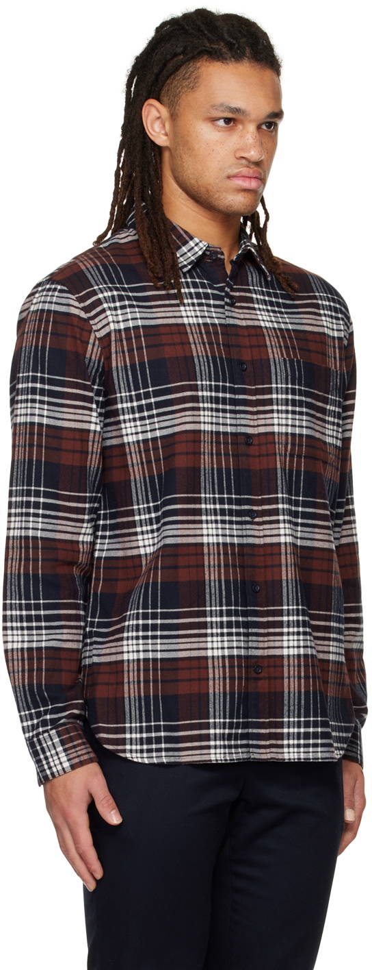 Vince Red Cedarwood Shirt Vince