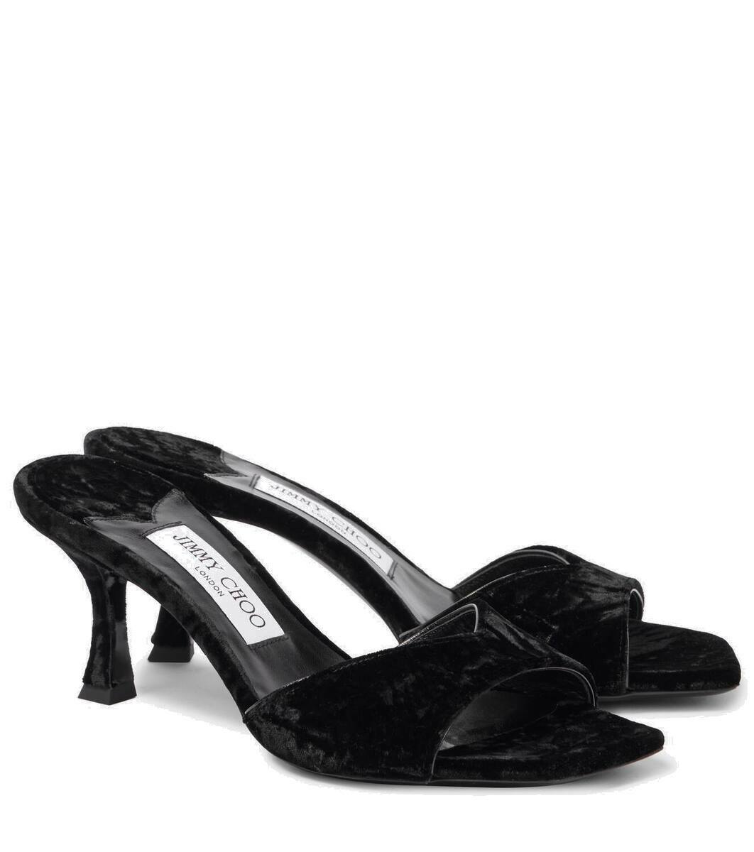 Jimmy Choo Skye 70 velvet mules Jimmy Choo