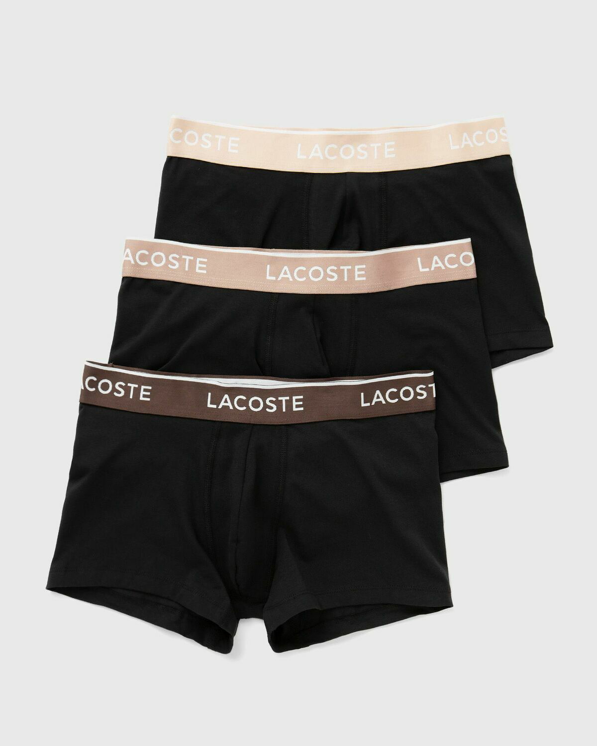 Lacoste Pack De 3 Boxers Courts Black - Mens - Boxers & Briefs Lacoste
