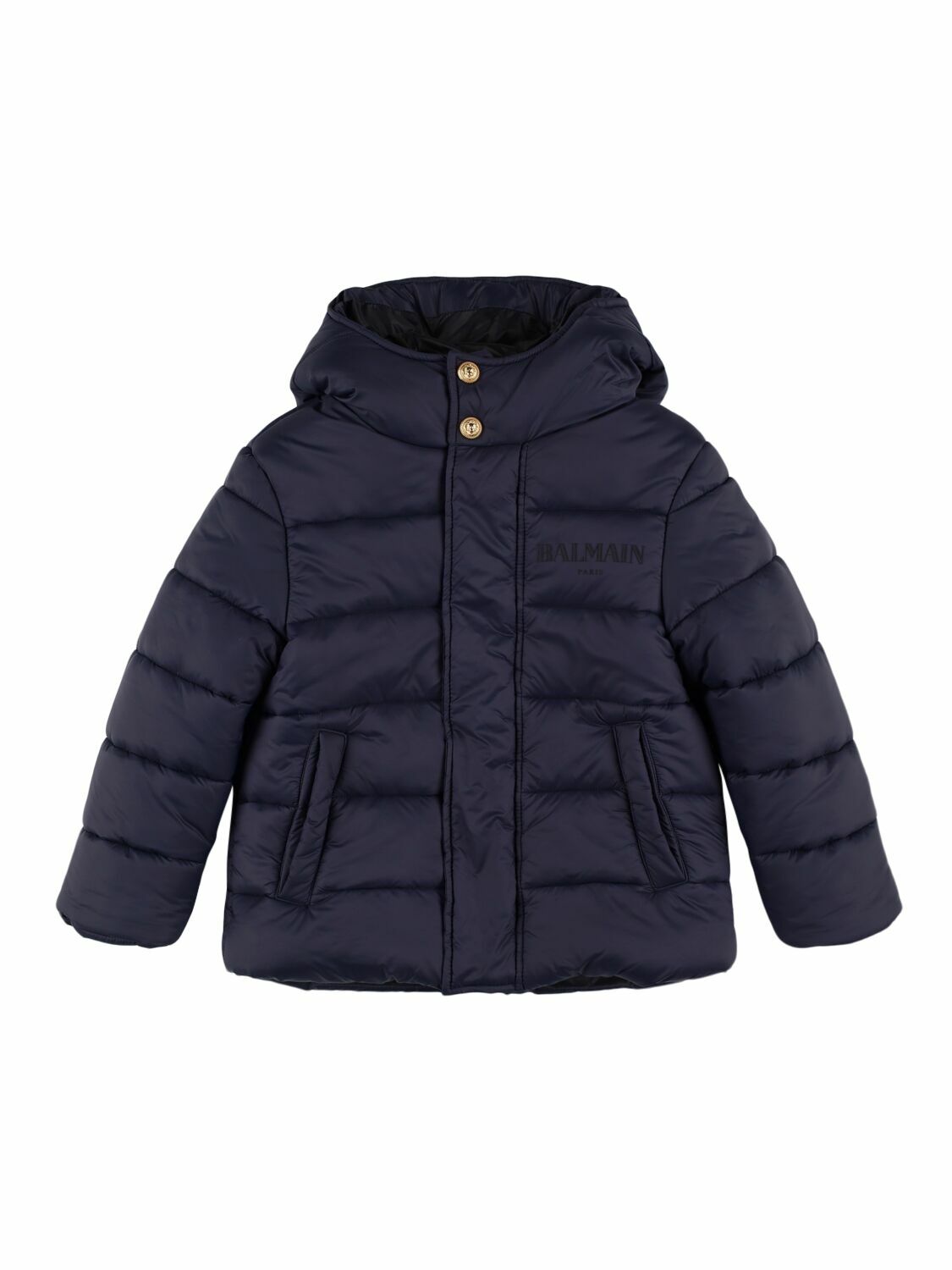 BALMAIN Hooded Poly Puffer Jacket Balmain