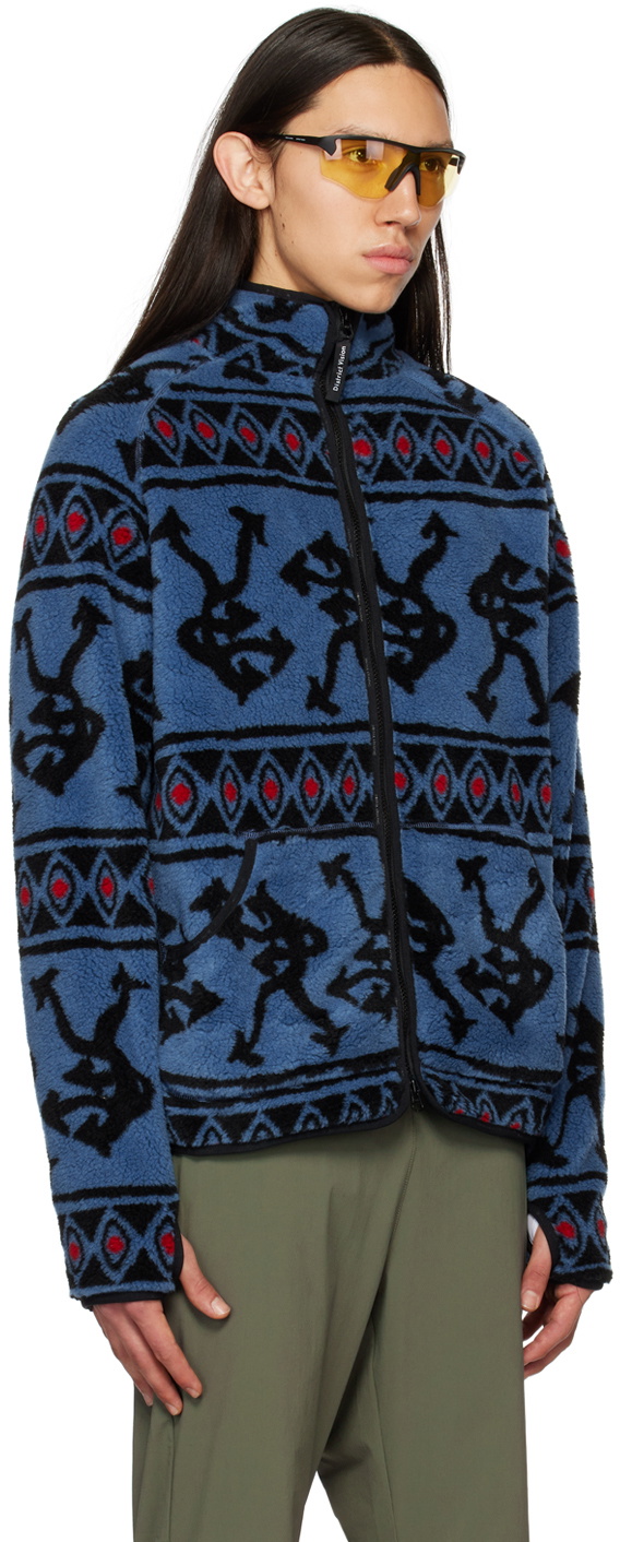District Vision Blue Greg Cabin Sweater District Vision