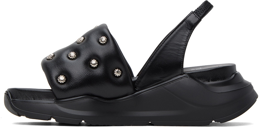 Toga Pulla Black Embellished Sandals Toga Pulla