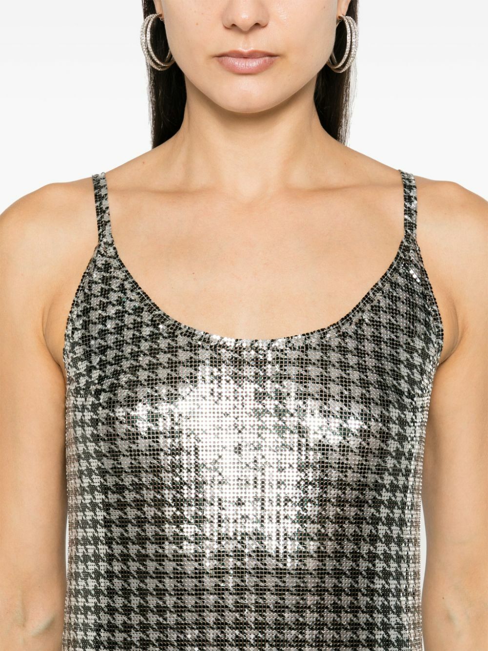 Rabanne Silver Disc Chainmail Dress Paco Rabanne