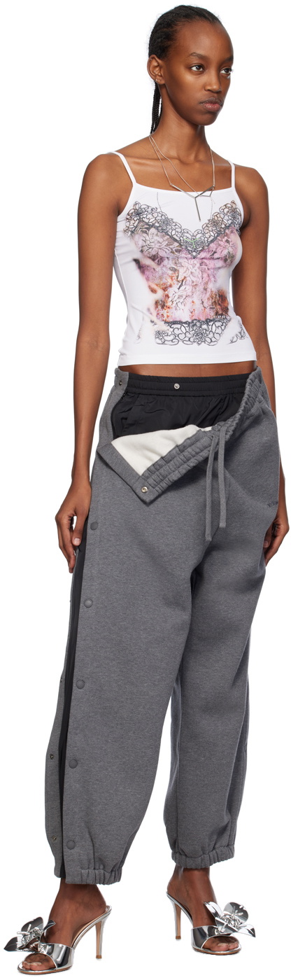 Y/Project White Printed Tank Top Y/Project