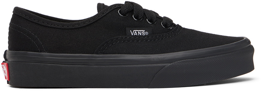Vans Kids Black Authentic Little Kids Sneakers Vans