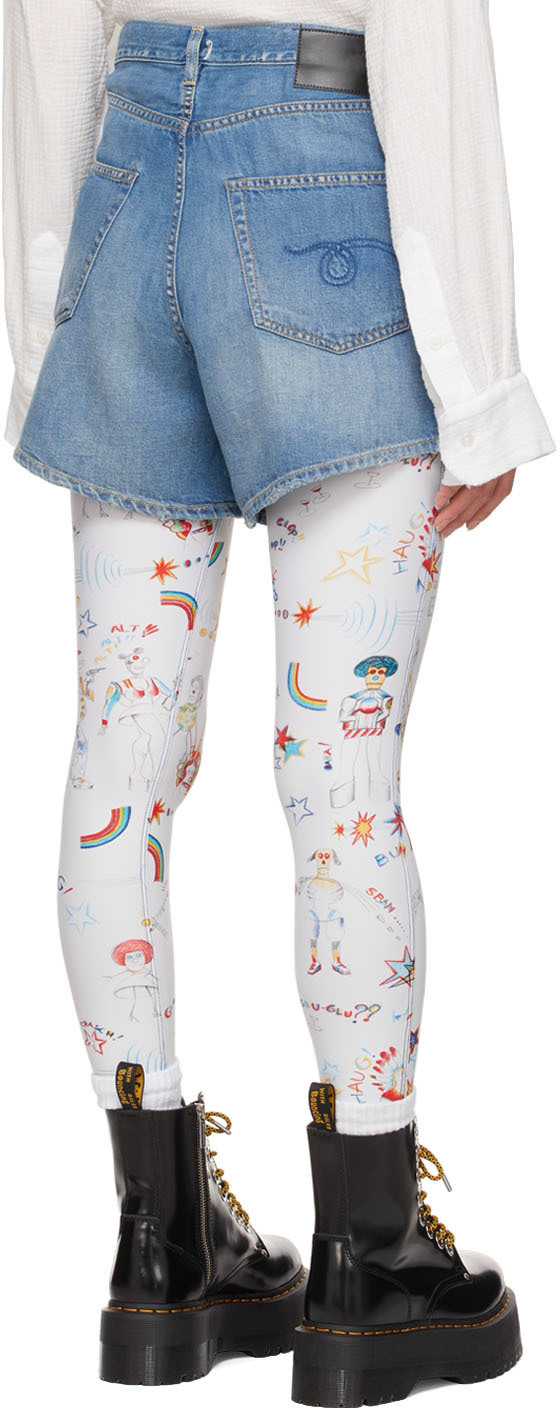 R13 Blue Damon Shorts R13