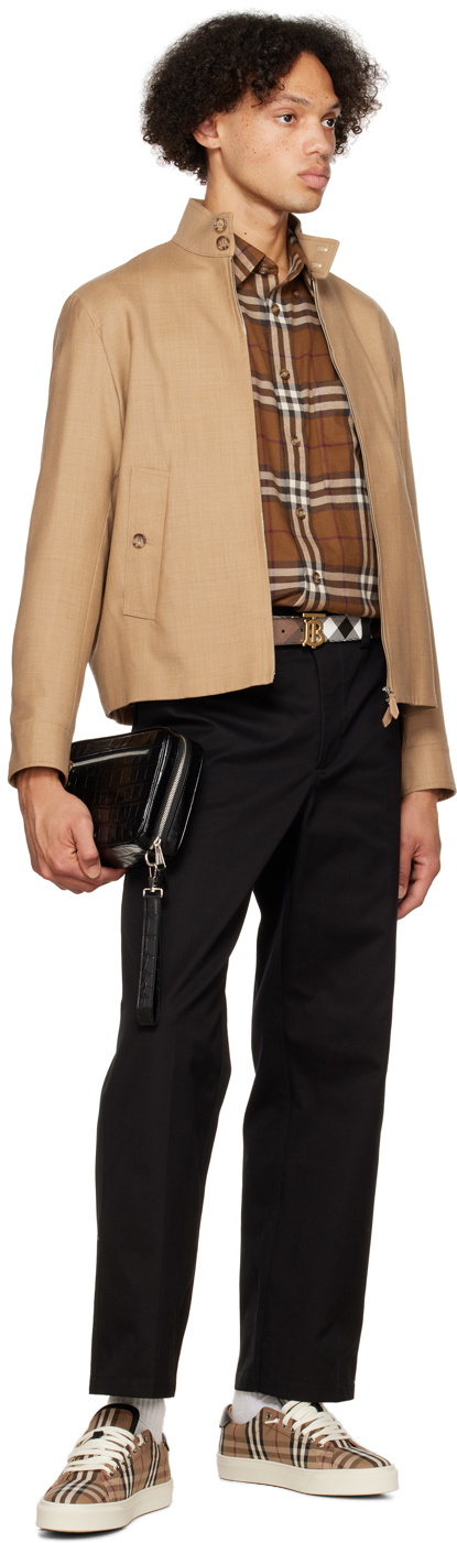 Burberry Black Croc Pouch Burberry