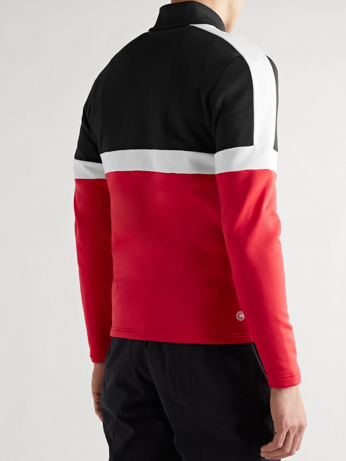 Colmar - Slim-Fit Logo-Print Stretch-Jersey Ski Jacket - Red Colmar