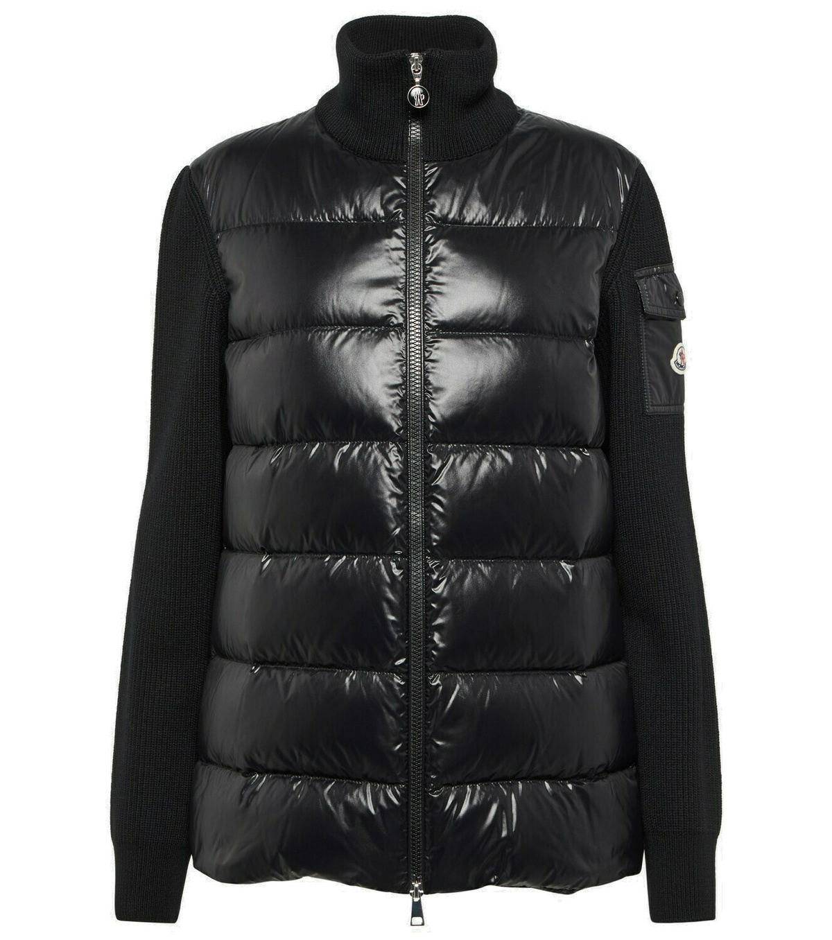Moncler Down-paneled wool jacket Moncler