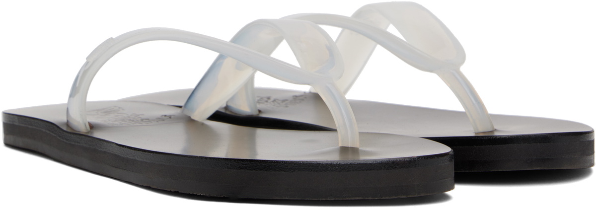 Ancient Greek Sandals Transparent Saionara Jelly Flip-Flops Ancient Greek Sandals