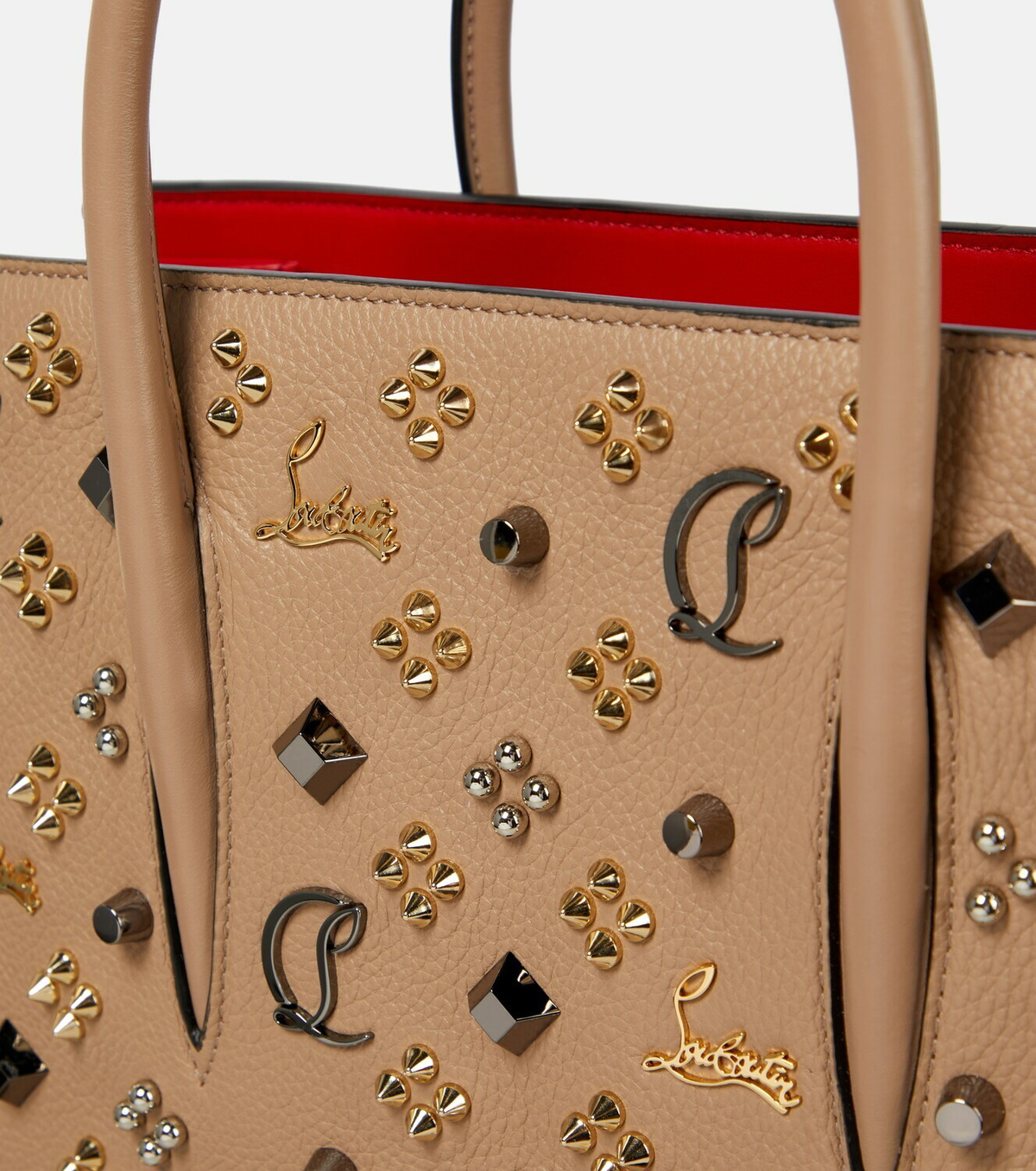 Christian Louboutin Paloma Medium embellished leather tote bag ...