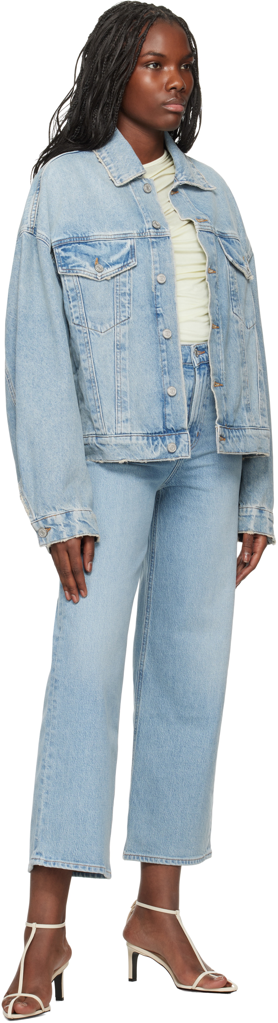 AGOLDE Blue Dalton Balloon Denim Jacket AGOLDE